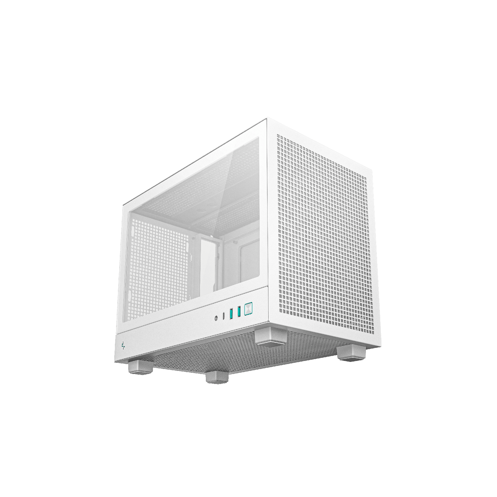 Deepcool CH160 WH White Mini ITX PC Case — Computer Orbit