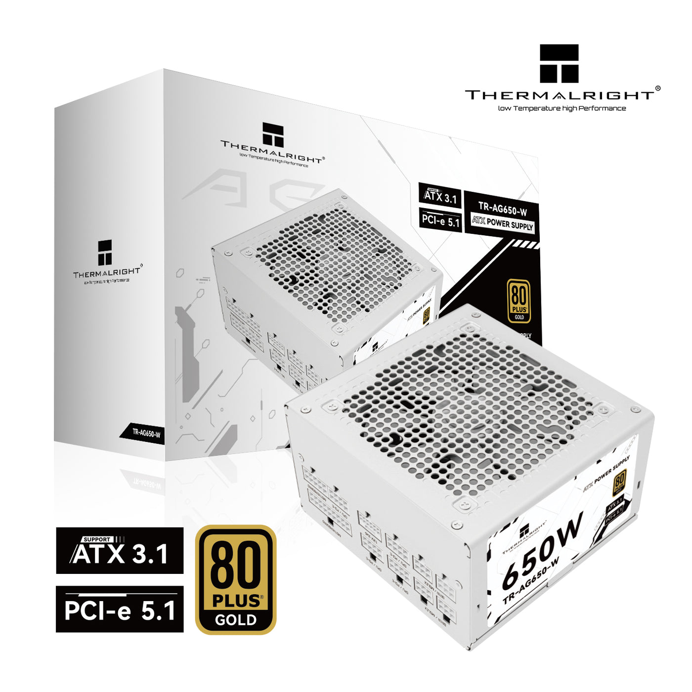 650W Thermalright AG-650-W ATX 3.1 Gold Modular PSU — Computer Orbit