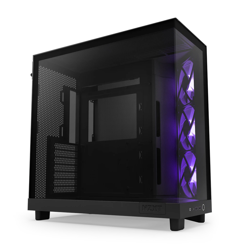 NZXT H6 Flow RGB Black Dual Chamber ATX Case — Computer Orbit