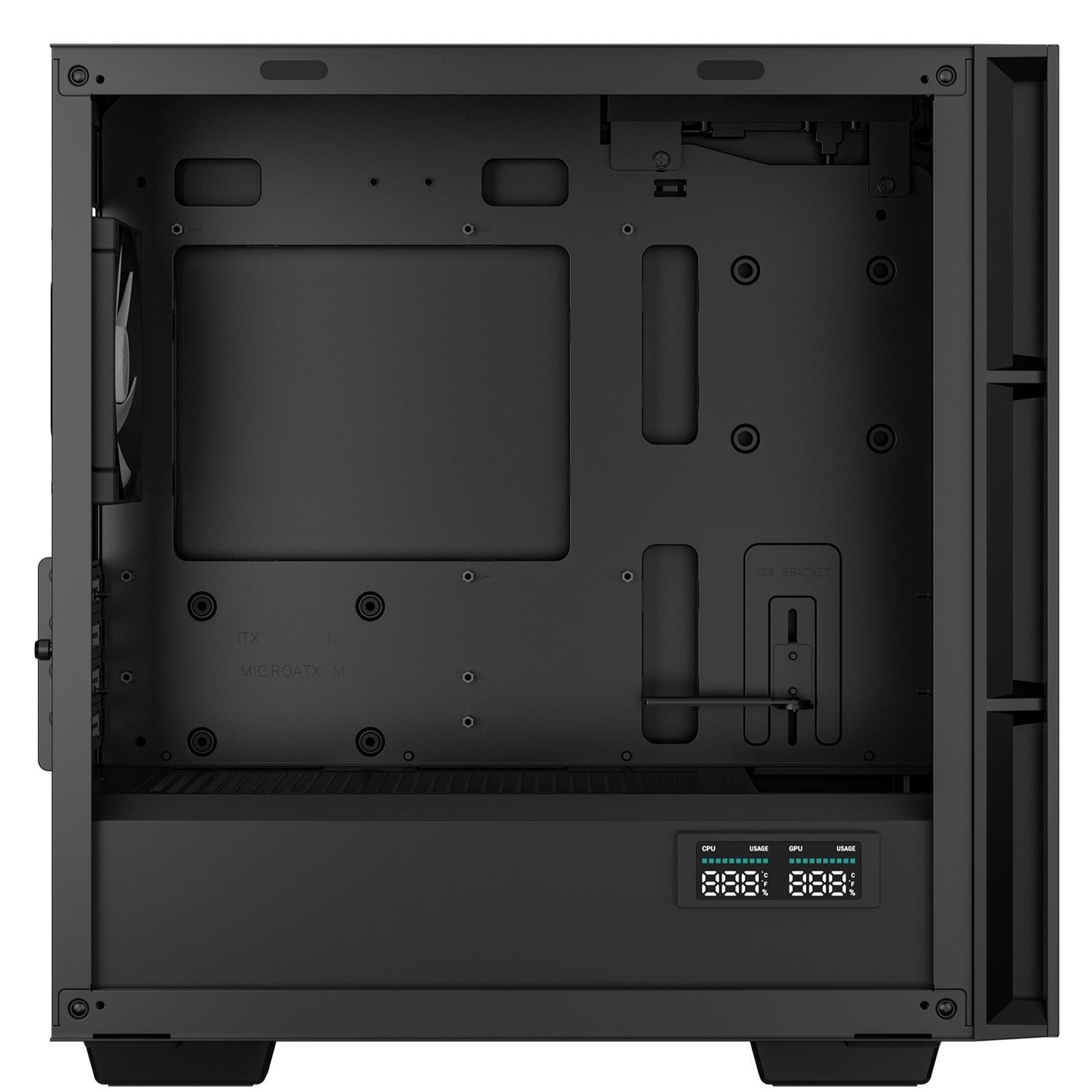Deepcool CH360 Digital Black Micro-ATX PC Case — Computer Orbit