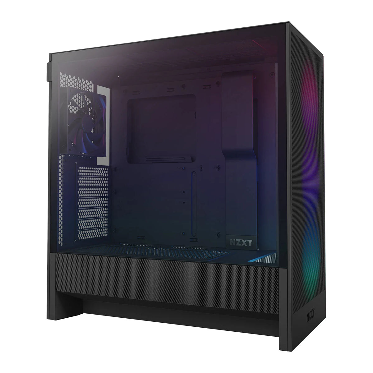 NZXT H5 Flow RGB 2024 Black ATX Mid Tower PC Case — Computer Orbit