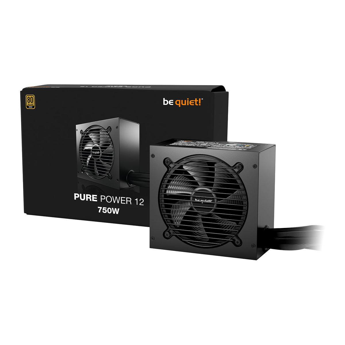 750W Be Quiet! Pure Power 12 ATX 3.1 Non-Modular Gold PSU — Computer Orbit