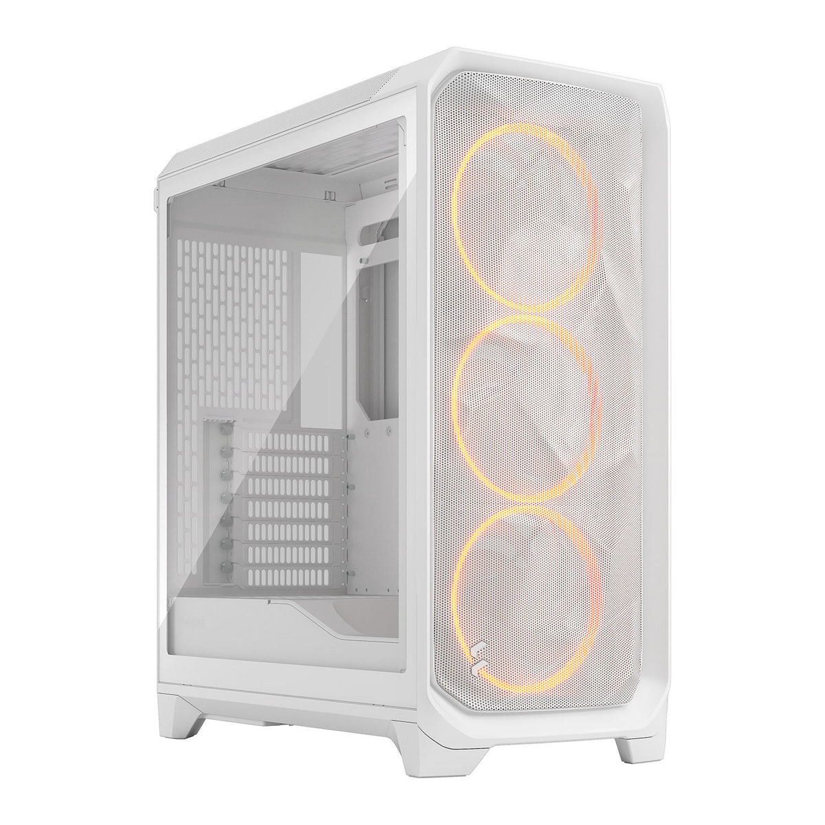 Fractal Design Meshify 3 RGB White TG Clear ATX PC Case — Computer Orbit