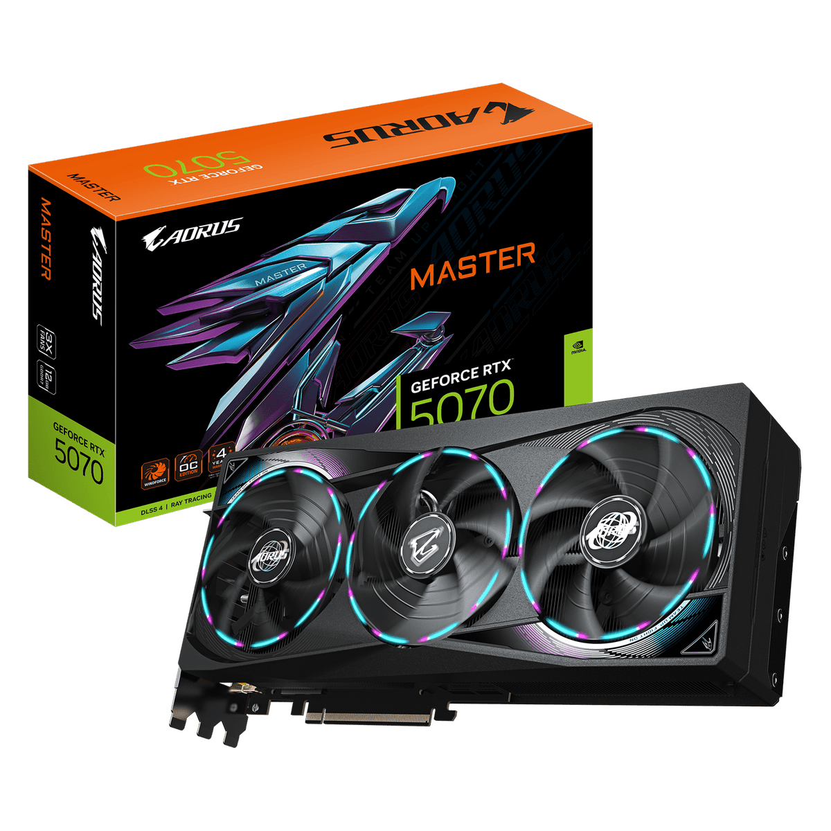 Gigabyte RTX 5070 Aorus Master 12GB Graphics Card — Computer Orbit