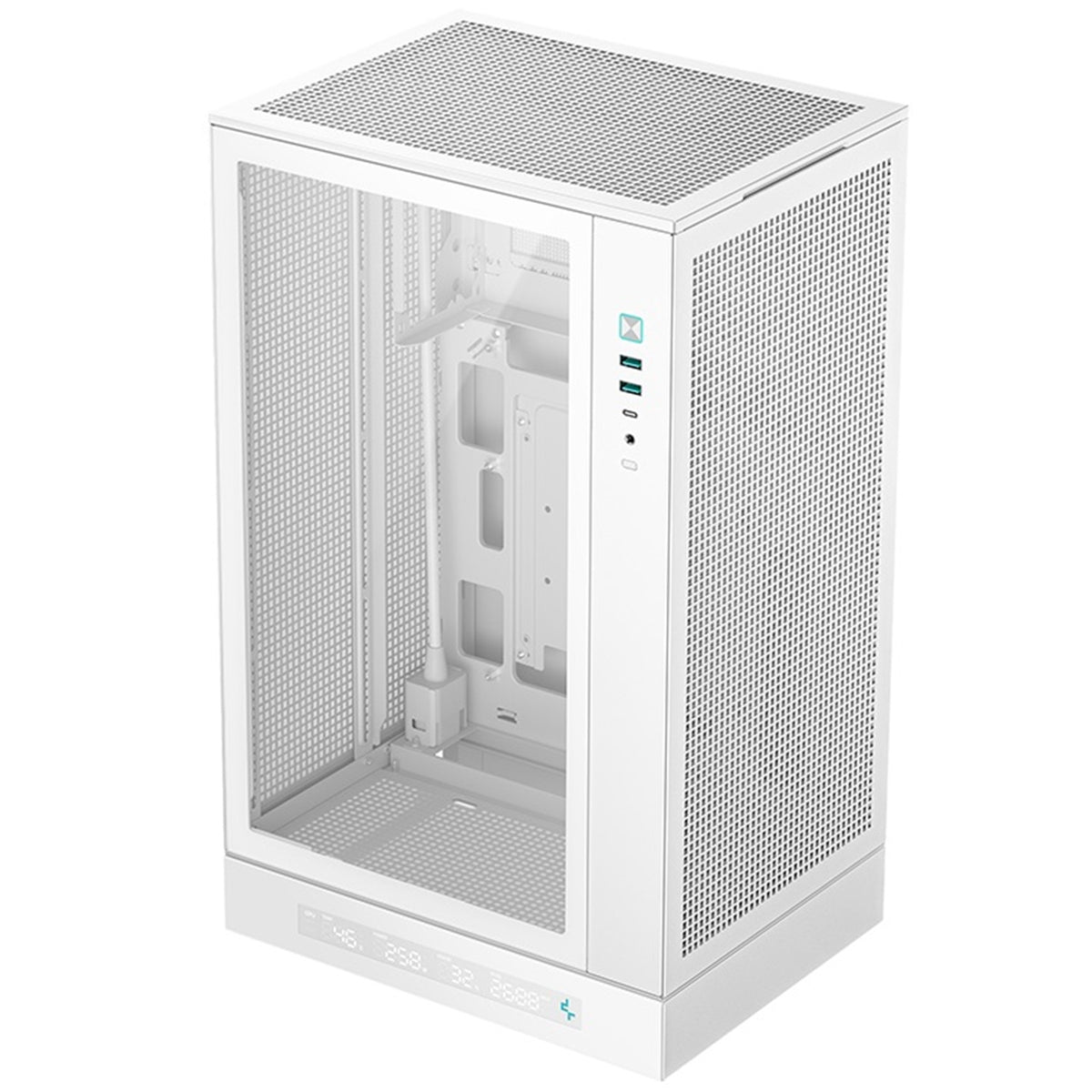 Deepcool CH270 Digital White Micro-ATX PC Case — Computer Orbit