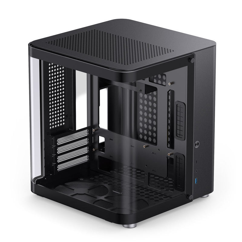 Jonsbo TK-1 2.0 Black Micro-ATX Glass Case — Computer Orbit
