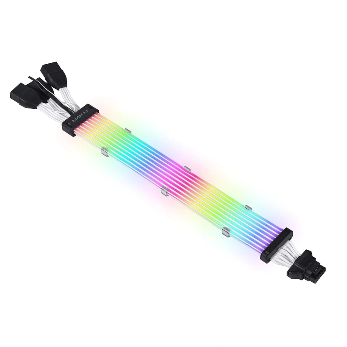 Lian Li Strimer Plus V2 Triple 8pin to 12+4-Pin 12VHPWR LED ARGB Exten ...