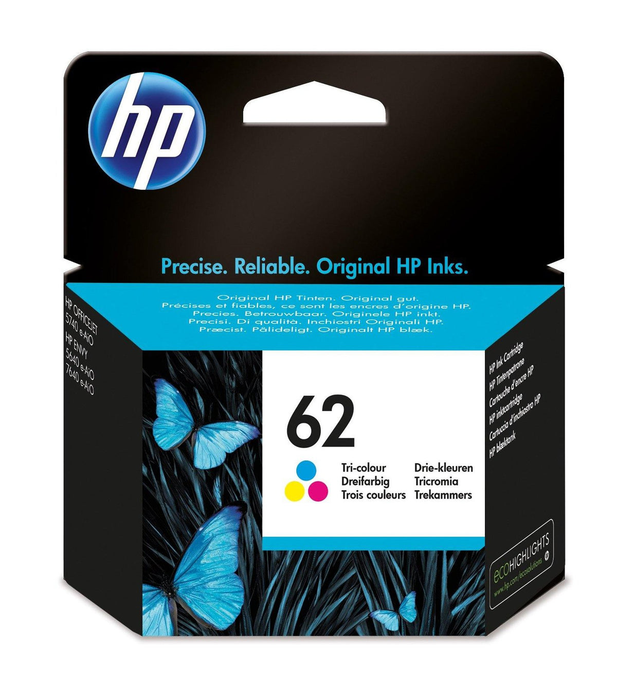 HP 62 TRI COLOUR INK CARTRIDGE — Computer Orbit